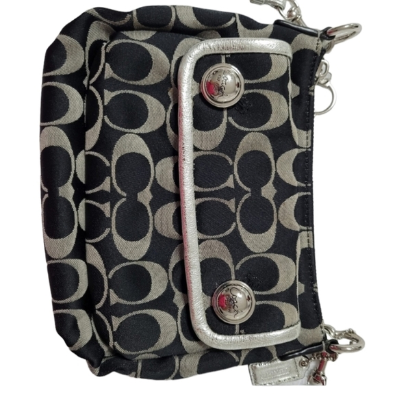 Coach | Bags | Coach Poppy Monogram Canvas Small Crossbody Purse | Poshmark